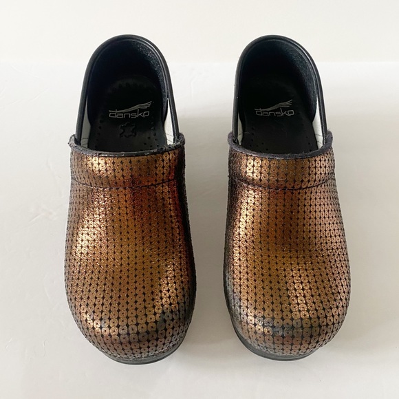 Dansko | Shoes | Dansko Gold Metallic Comfort Clog Shoes | Poshmark